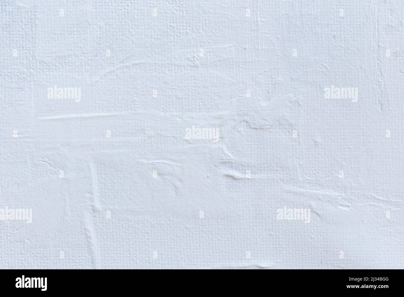 Macro close-up of white acrylic paint on canvas. High resolution full ...