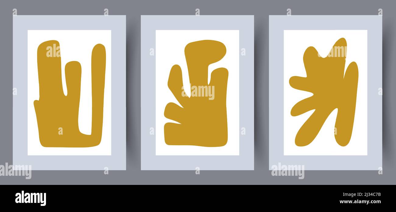 Printable wall art vector poster set vector Stock Vector Image & Art ...