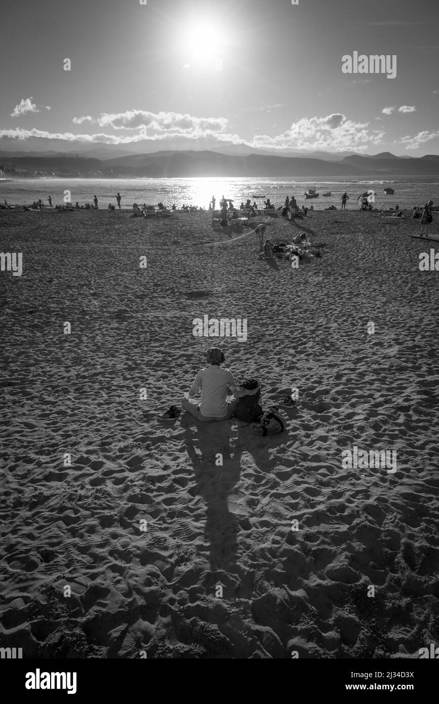 Las Palmas beach in December Stock Photo - Alamy