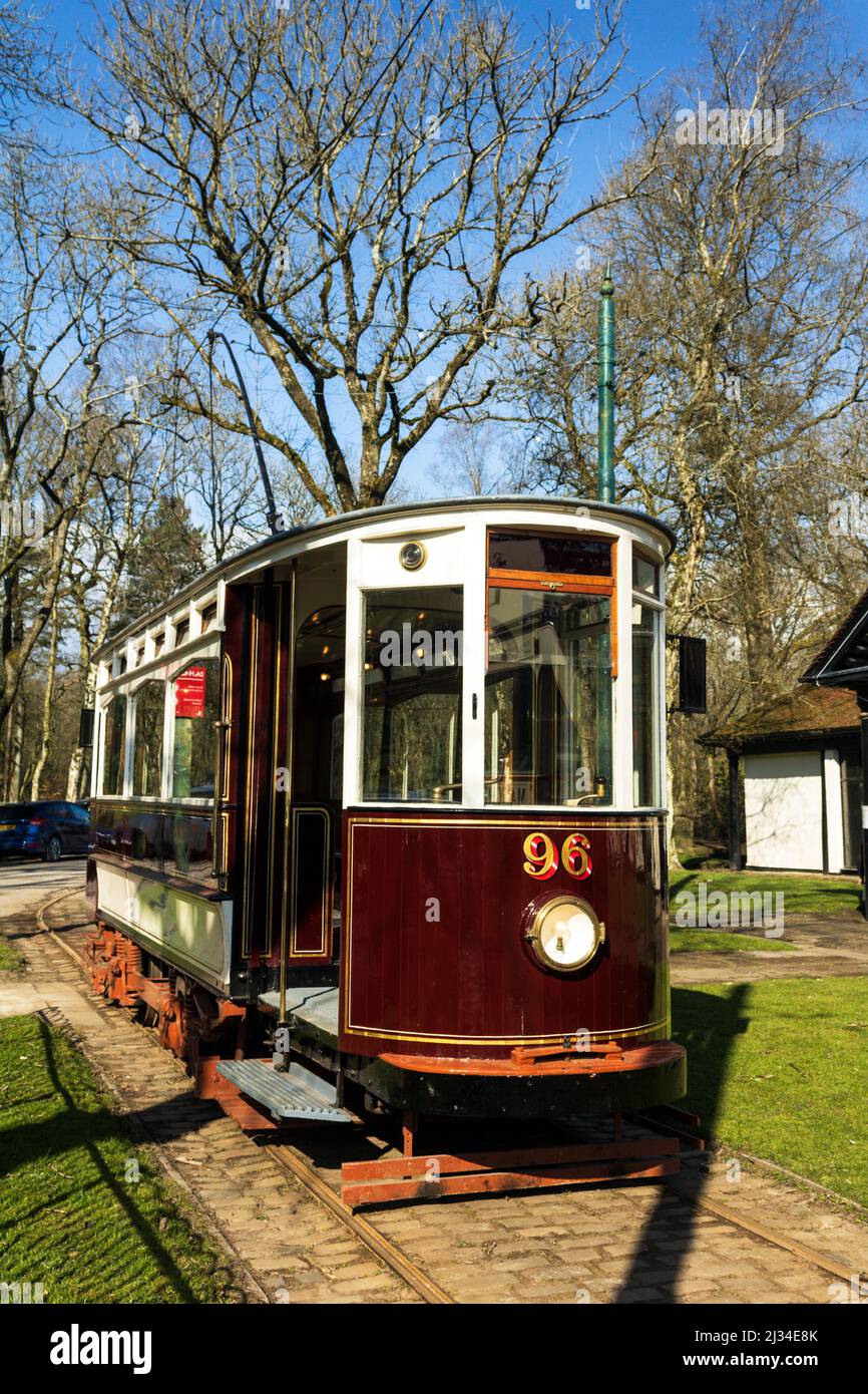 1901 Hull Tram. Heaton Park Tramway Stock Photo - Alamy