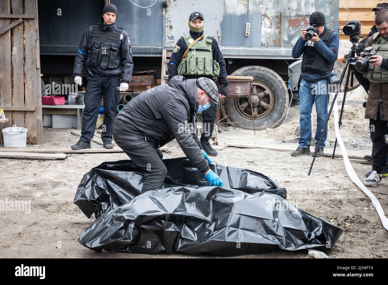 Massacre Bucha, Ukraine Stock Photo - Alamy