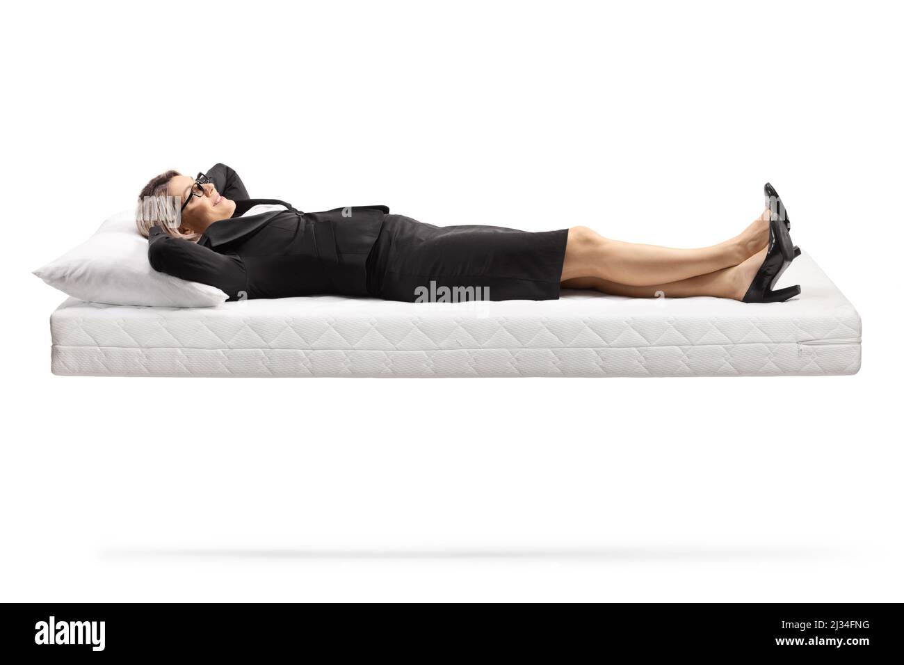 Woman high heels bed hi-res stock photography and images - Alamy