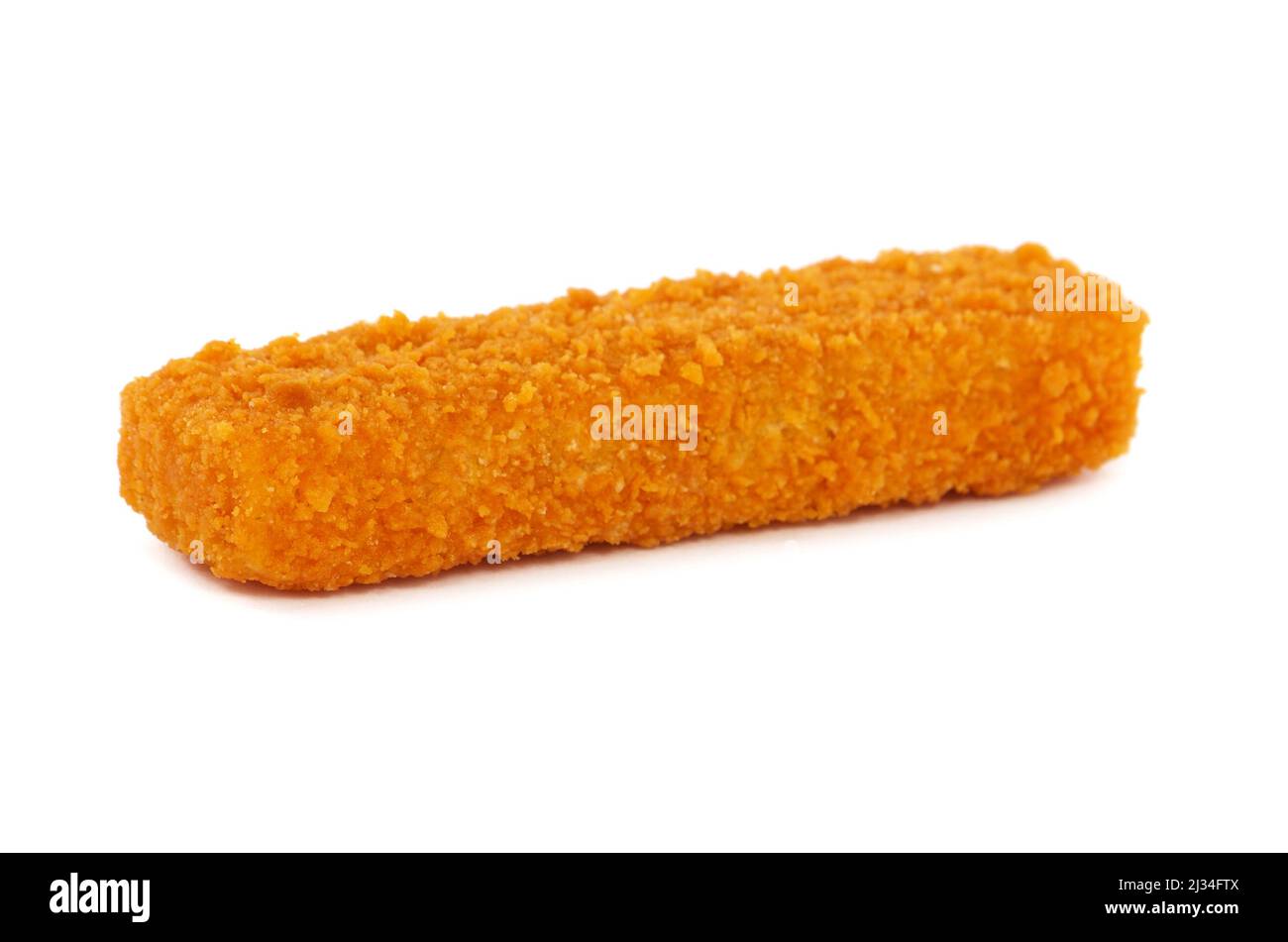 Fish fingers or fish sticks isolated on white Stock Photo - Alamy