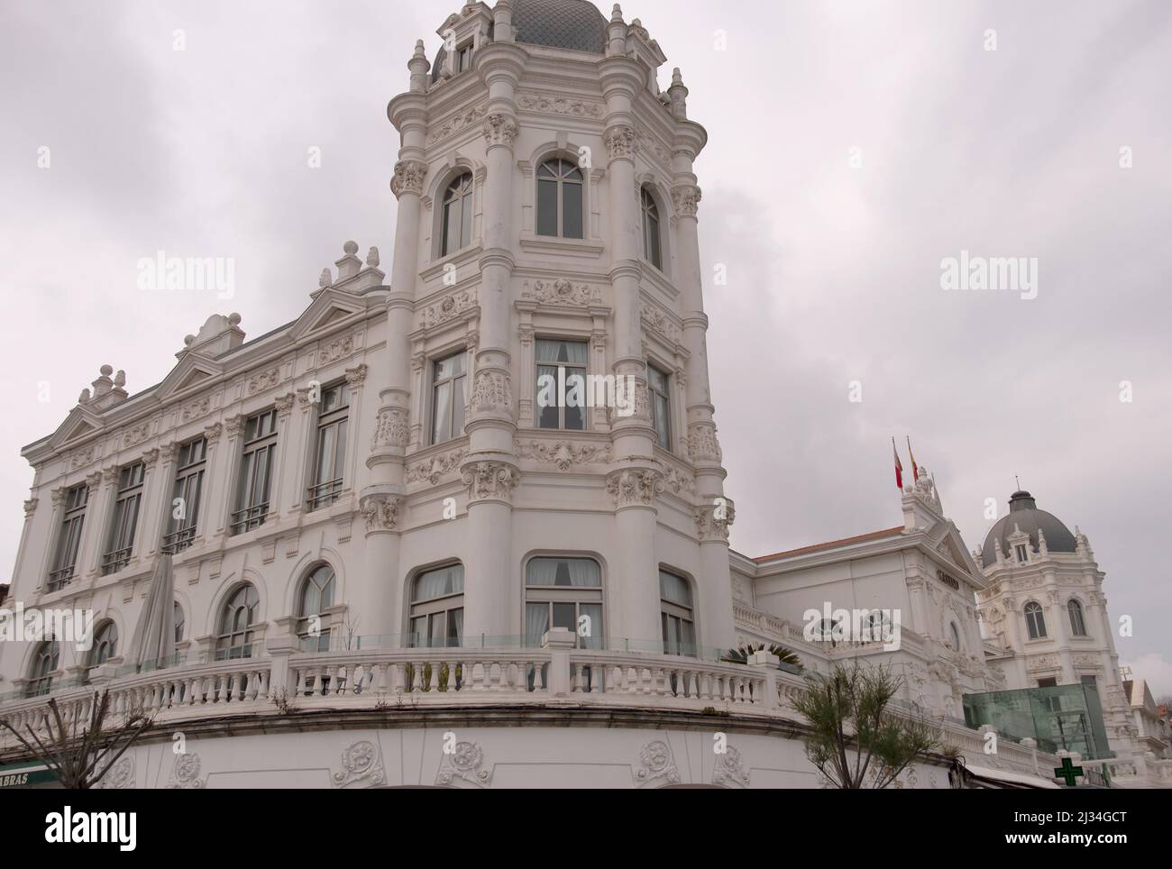 Spectacular architecture in the historic city of Santander,Spain Stock ...