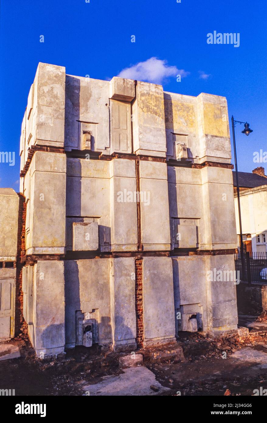 Rachel Whiteread’s House, the cast of a Victorian terrace house. Made ...