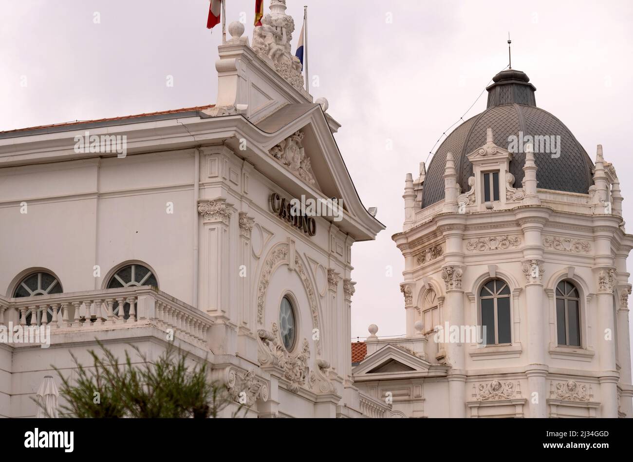 Spectacular architecture in the historic city of Santander,Spain Stock ...