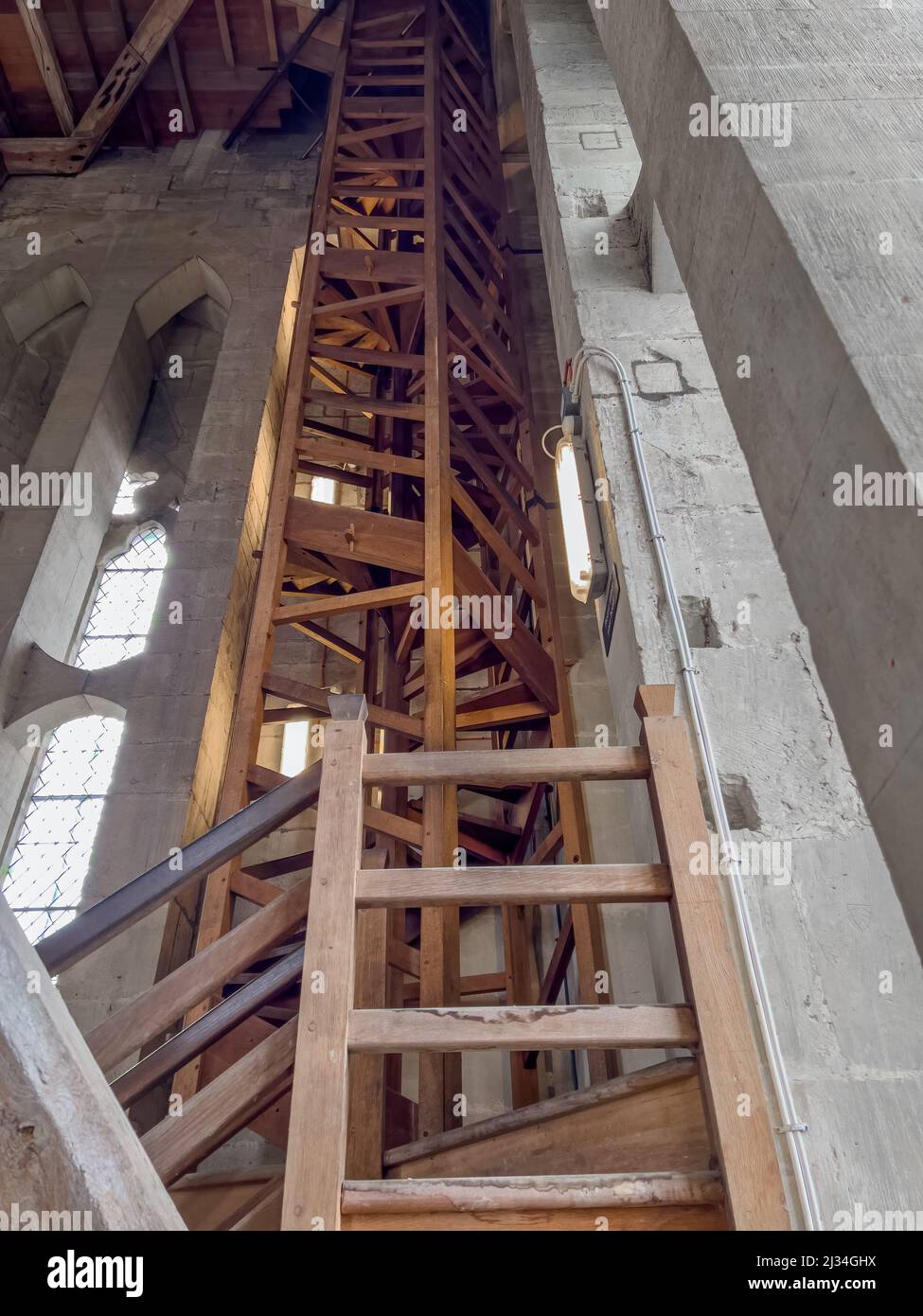 Tall church spire in medieval hi-res stock photography and images - Alamy