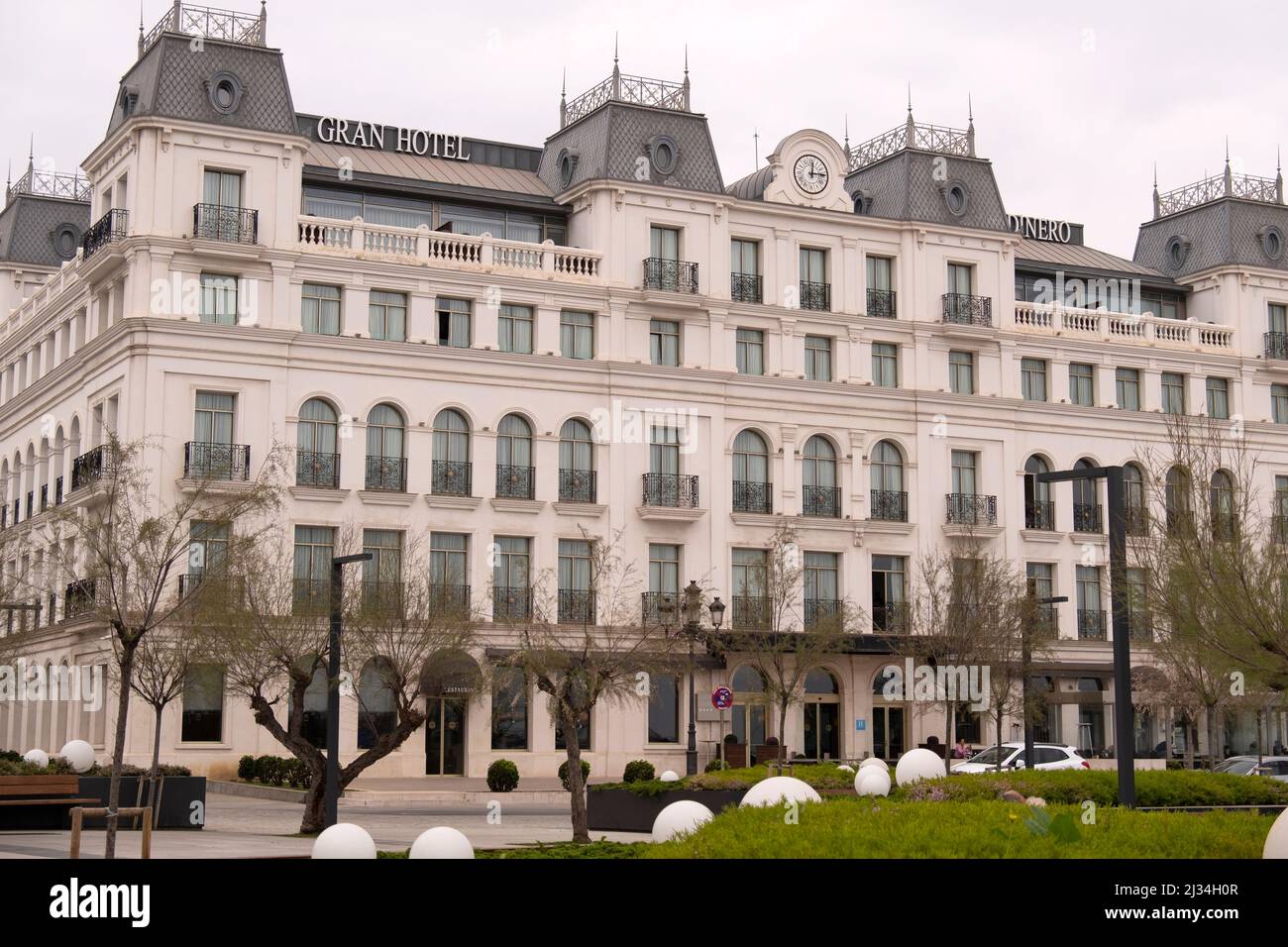 Spectacular architecture in the historic city of Santander,Spain Stock ...