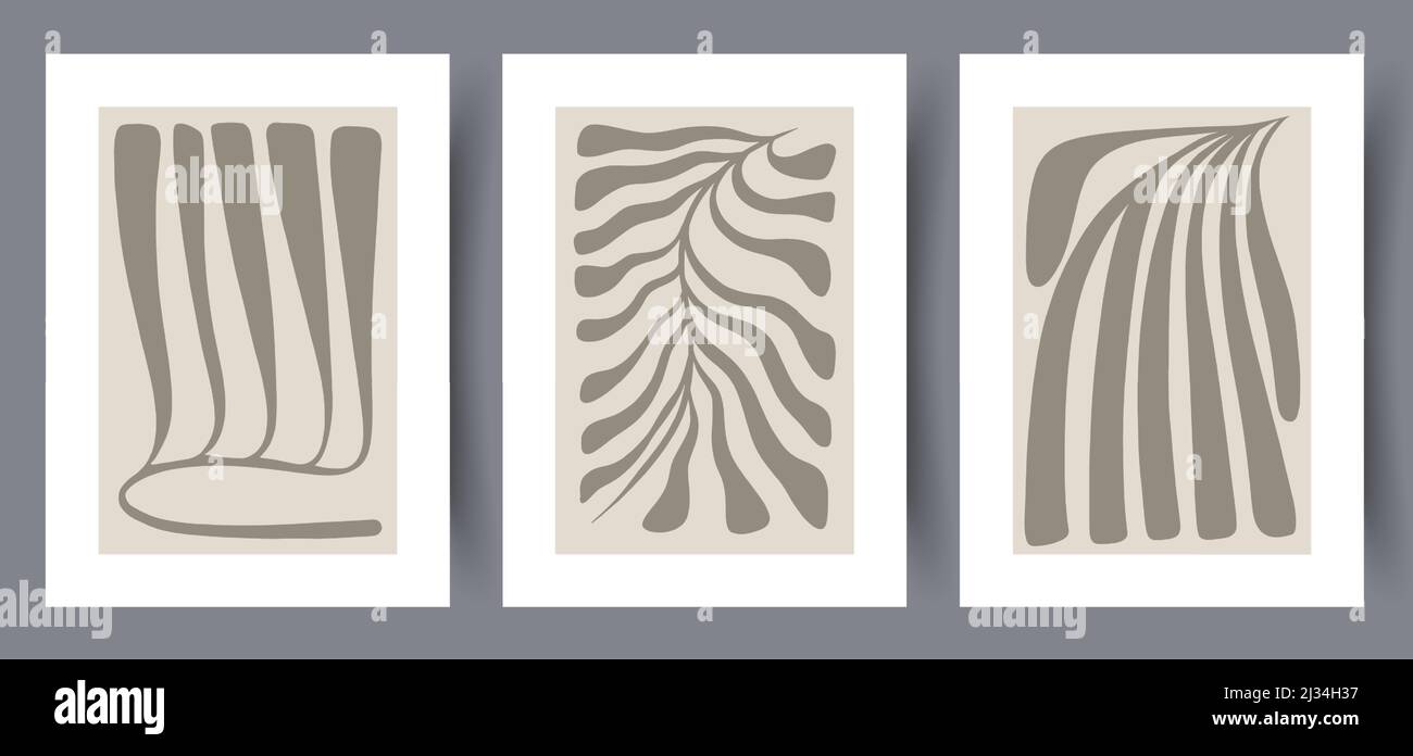 Printable wall art vector poster set vector Stock Vector Image & Art ...