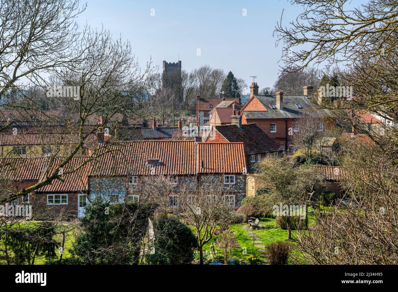 Castle acre village hi-res stock photography and images - Alamy