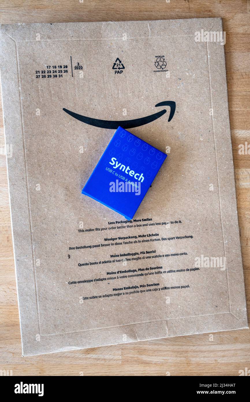 Amazon packet hi-res stock photography and images - Alamy