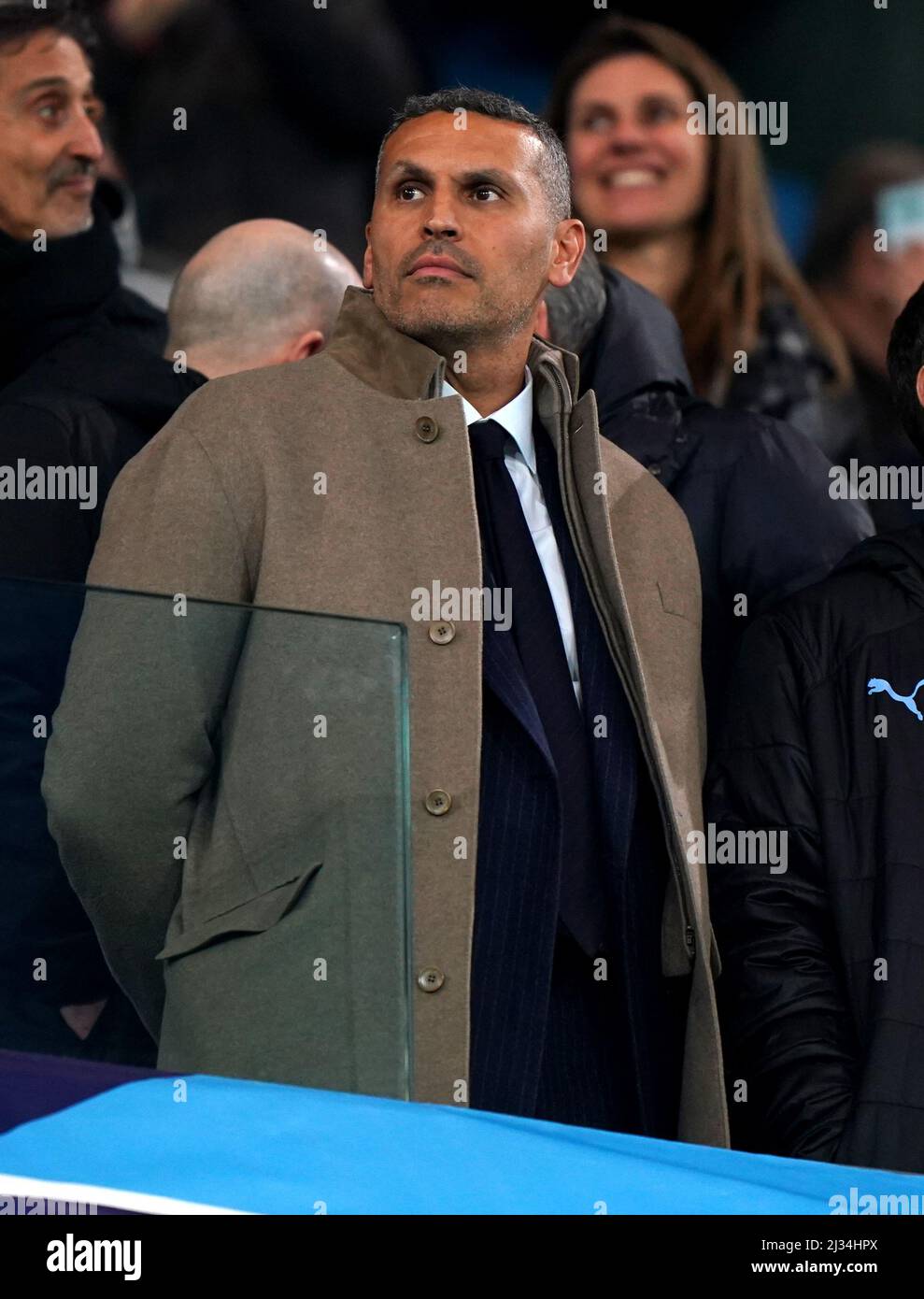 Manchester City chairman Khaldoon Al Mubarak during the UEFA Champions ...