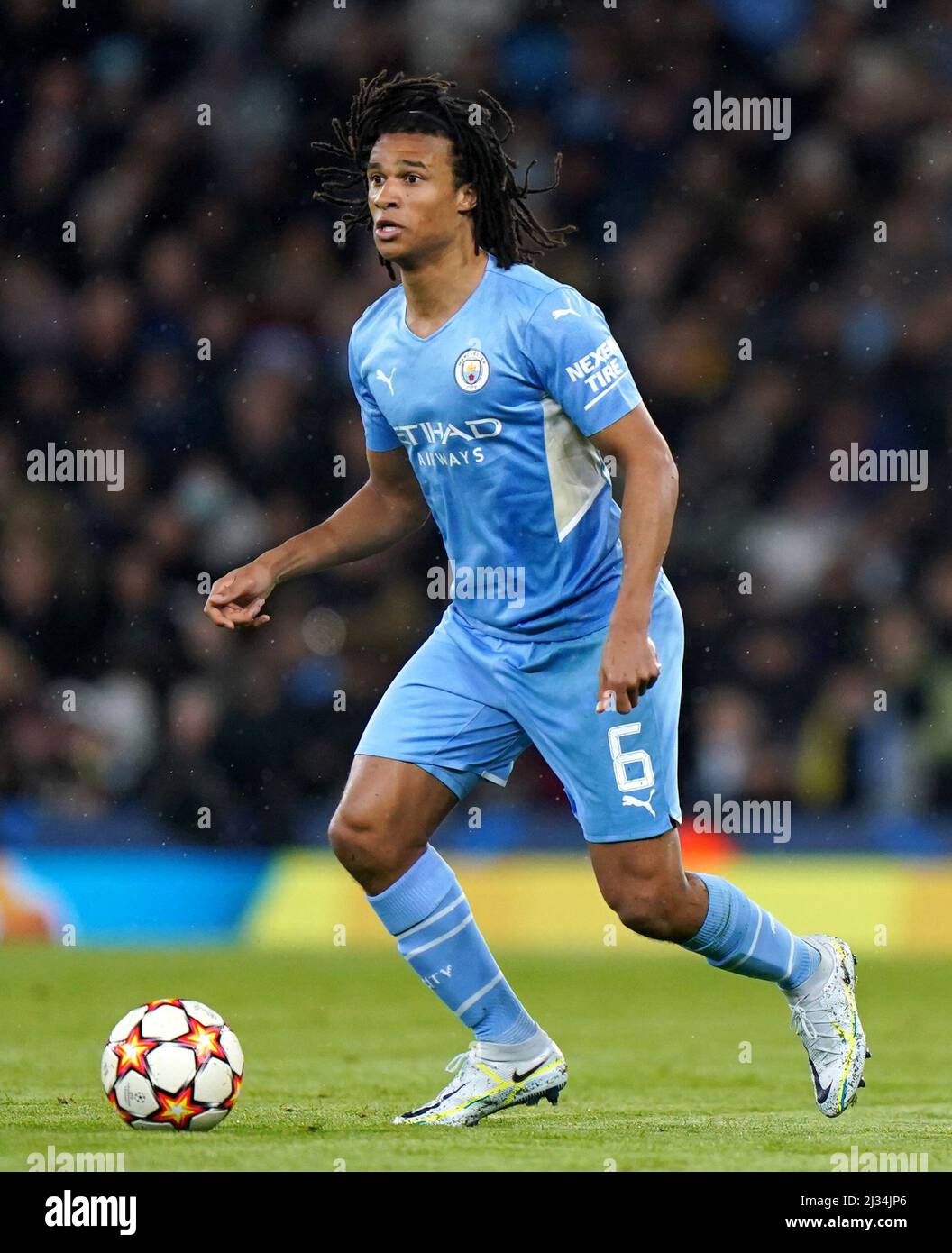 Manchester City's Nathan Ake during the UEFA Champions League Quarter ...