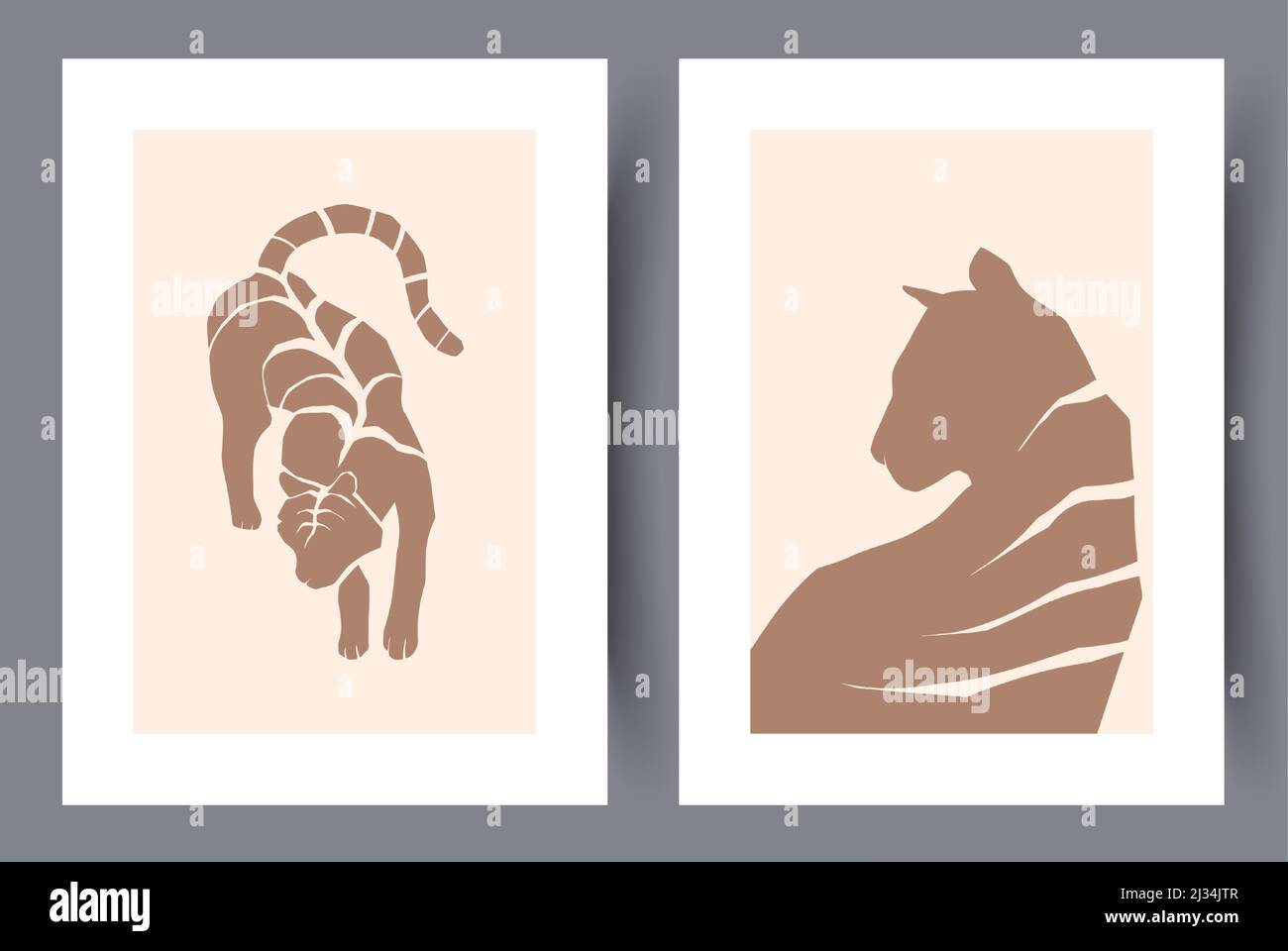 Printable wall art vector poster set vector Stock Vector Image & Art ...