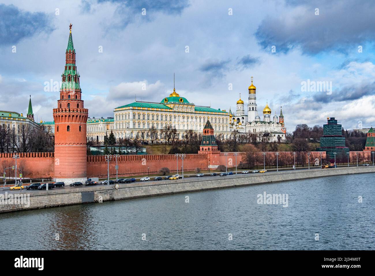 Russia, Moscow. A view of the Moscow Kremlin Stock Photo - Alamy