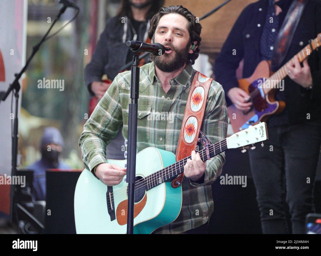 New York, NY, USA. 5th Apr, 2022. Thomas Rhett on stage for NBC Today ...