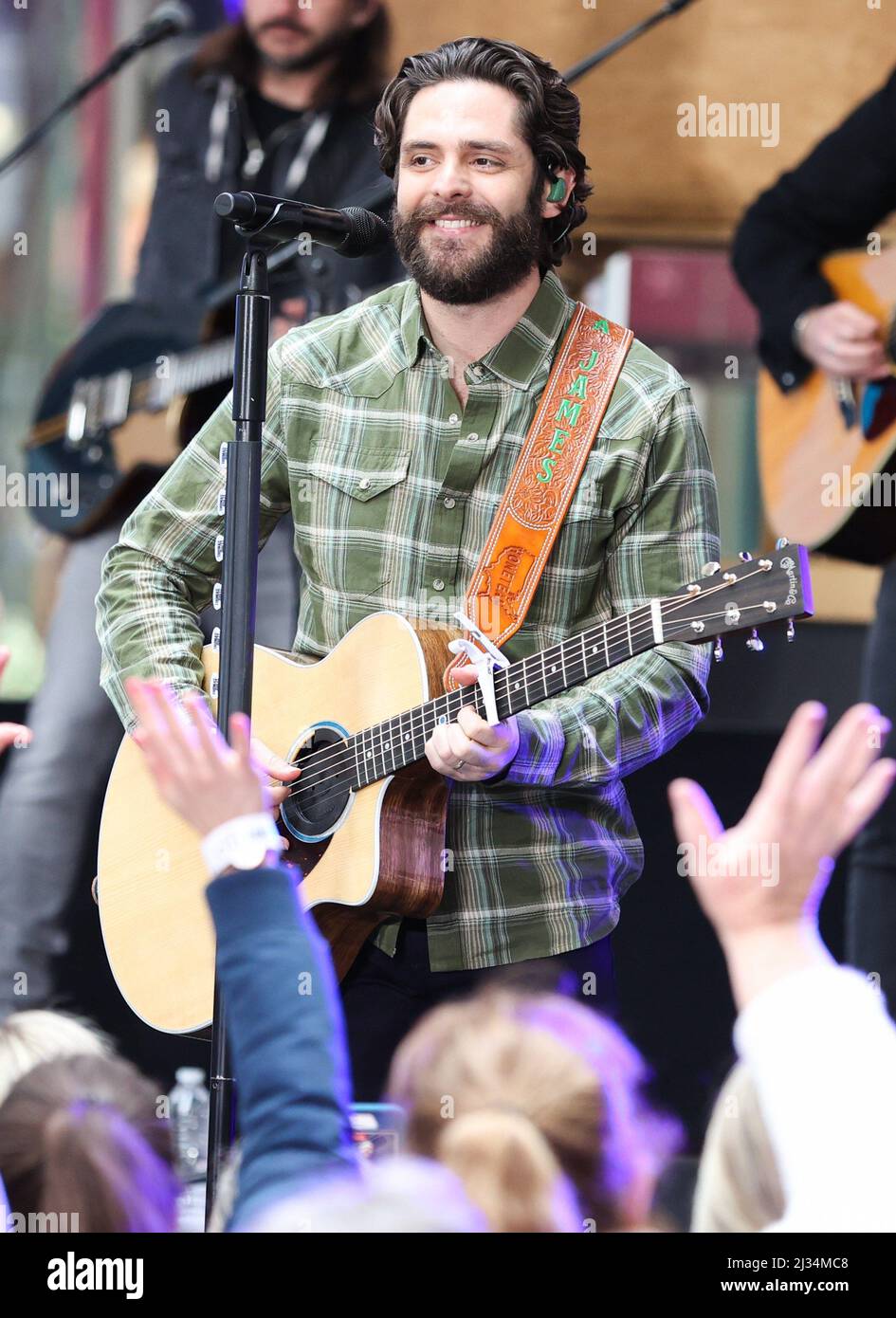 New York, NY, USA. 5th Apr, 2022. Thomas Rhett on stage for NBC Today ...