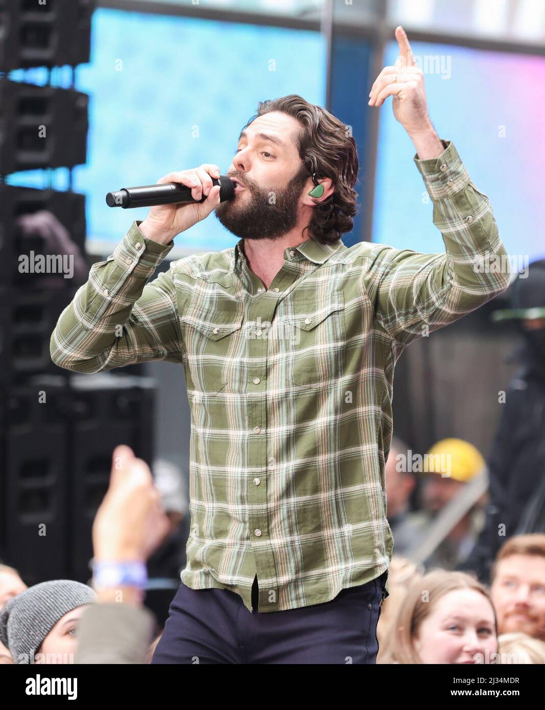 New York, NY, USA. 5th Apr, 2022. Thomas Rhett on stage for NBC Today ...
