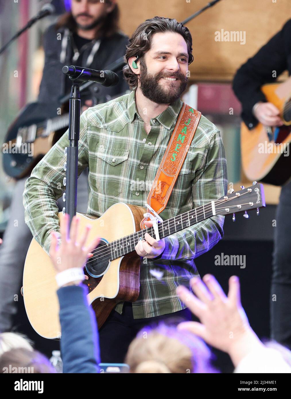 New York, NY, USA. 5th Apr, 2022. Thomas Rhett on stage for NBC Today ...