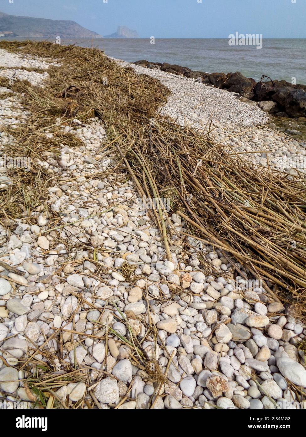 Random patterns in nature, small beach pebbles on the Costa Blanca ...