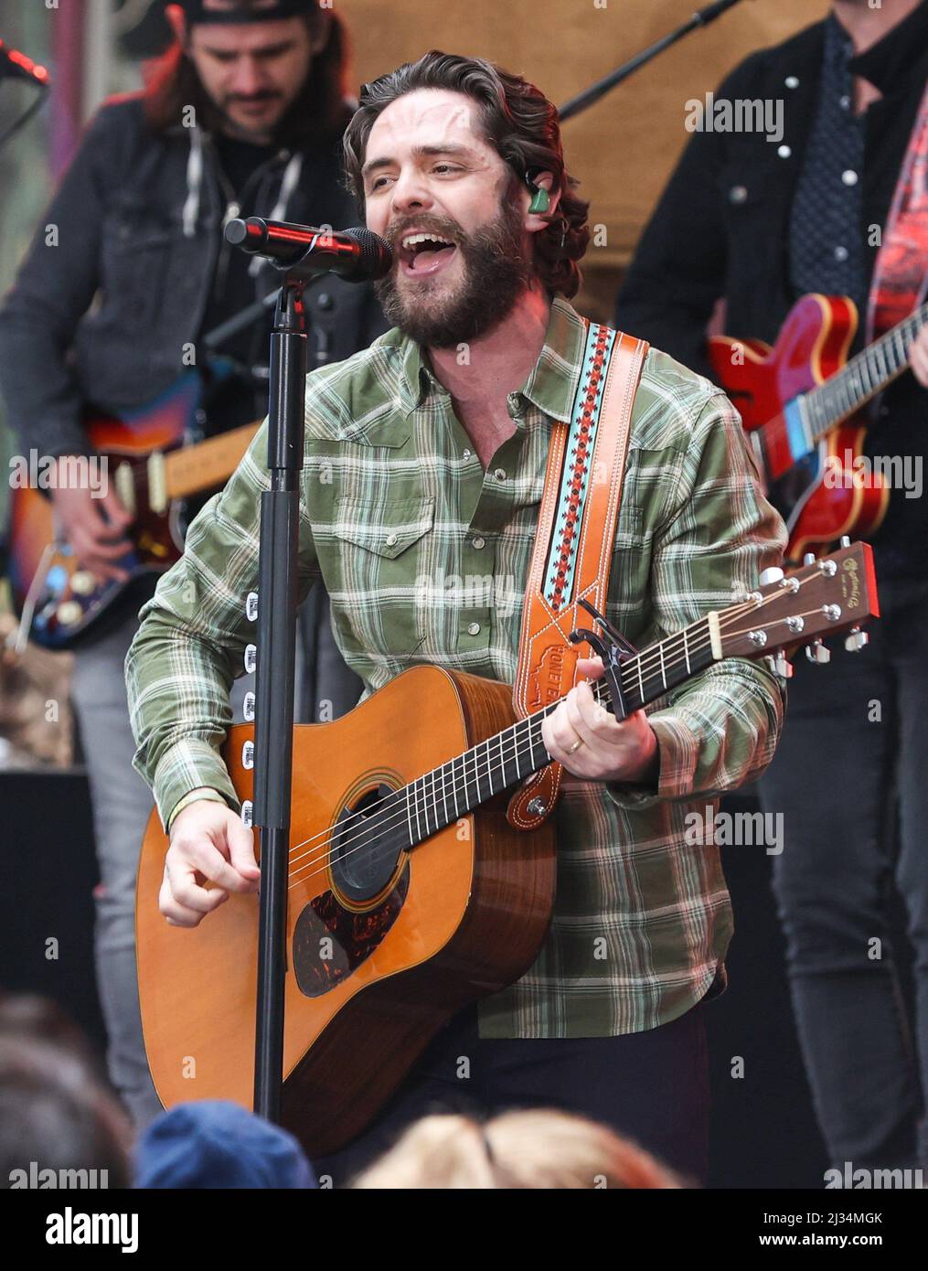 New York, NY, USA. 5th Apr, 2022. Thomas Rhett on stage for NBC Today ...