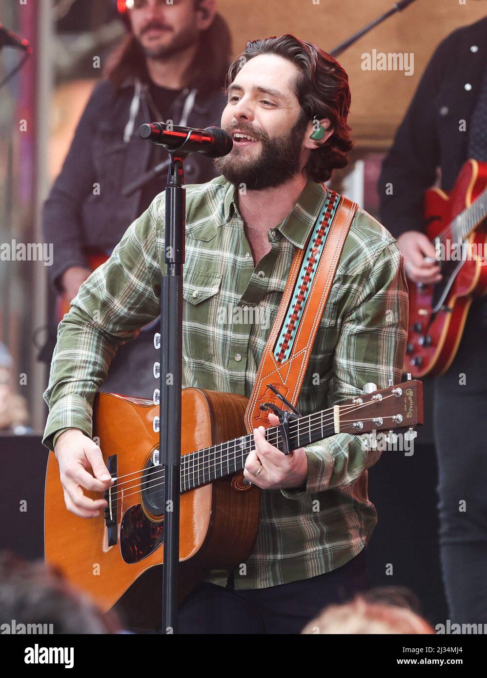 New York, NY, USA. 5th Apr, 2022. Thomas Rhett on stage for NBC Today ...