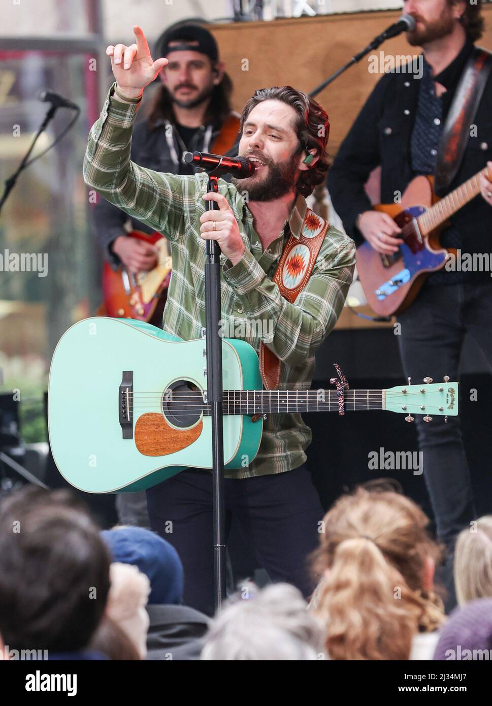 New York, NY, USA. 5th Apr, 2022. Thomas Rhett on stage for NBC Today ...