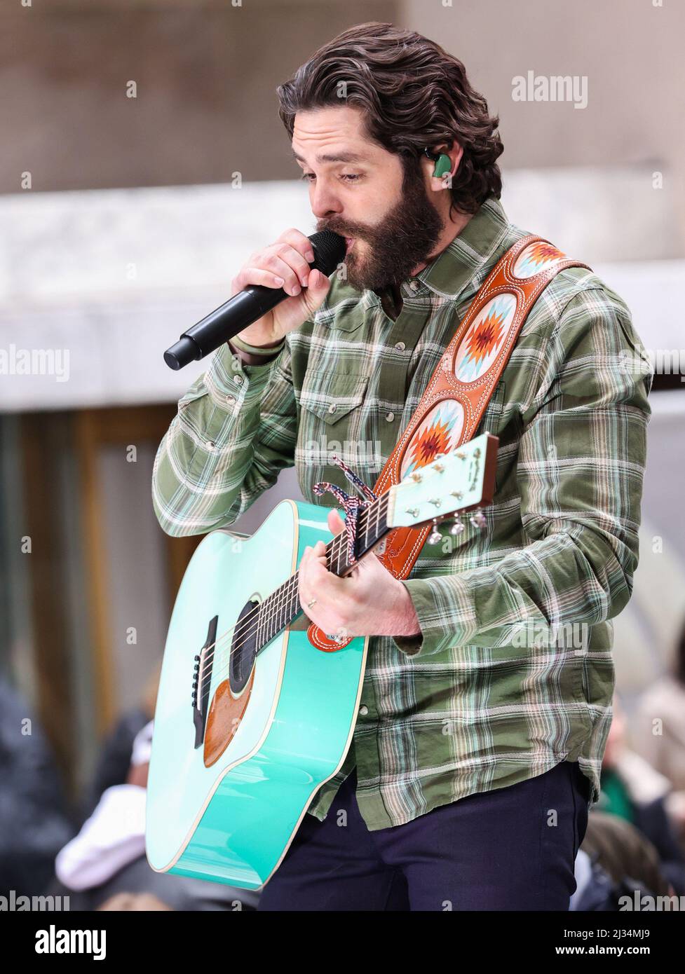 New York, NY, USA. 5th Apr, 2022. Thomas Rhett on stage for NBC Today ...