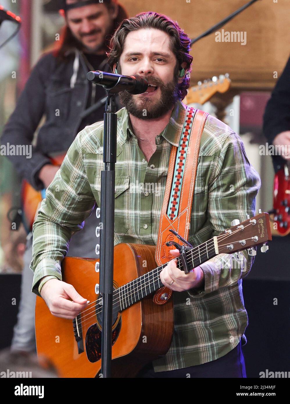 New York, NY, USA. 5th Apr, 2022. Thomas Rhett on stage for NBC Today ...