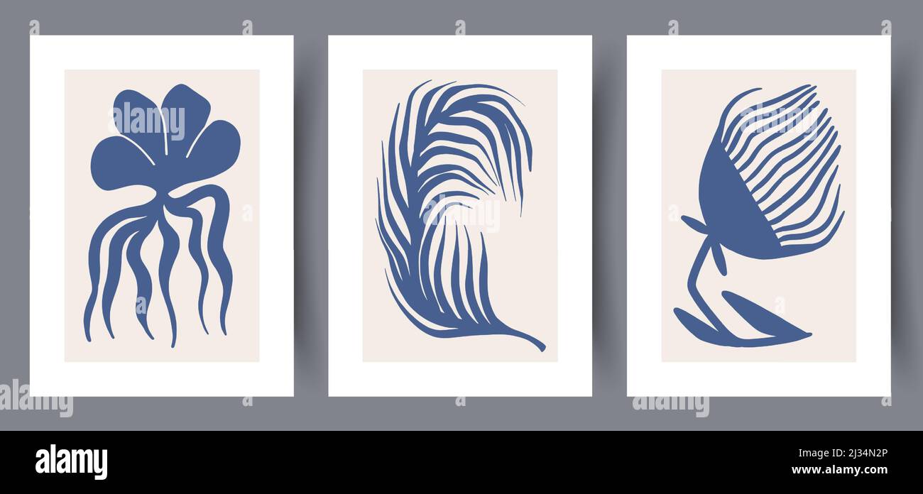 Printable wall art vector poster set vector Stock Vector Image & Art ...