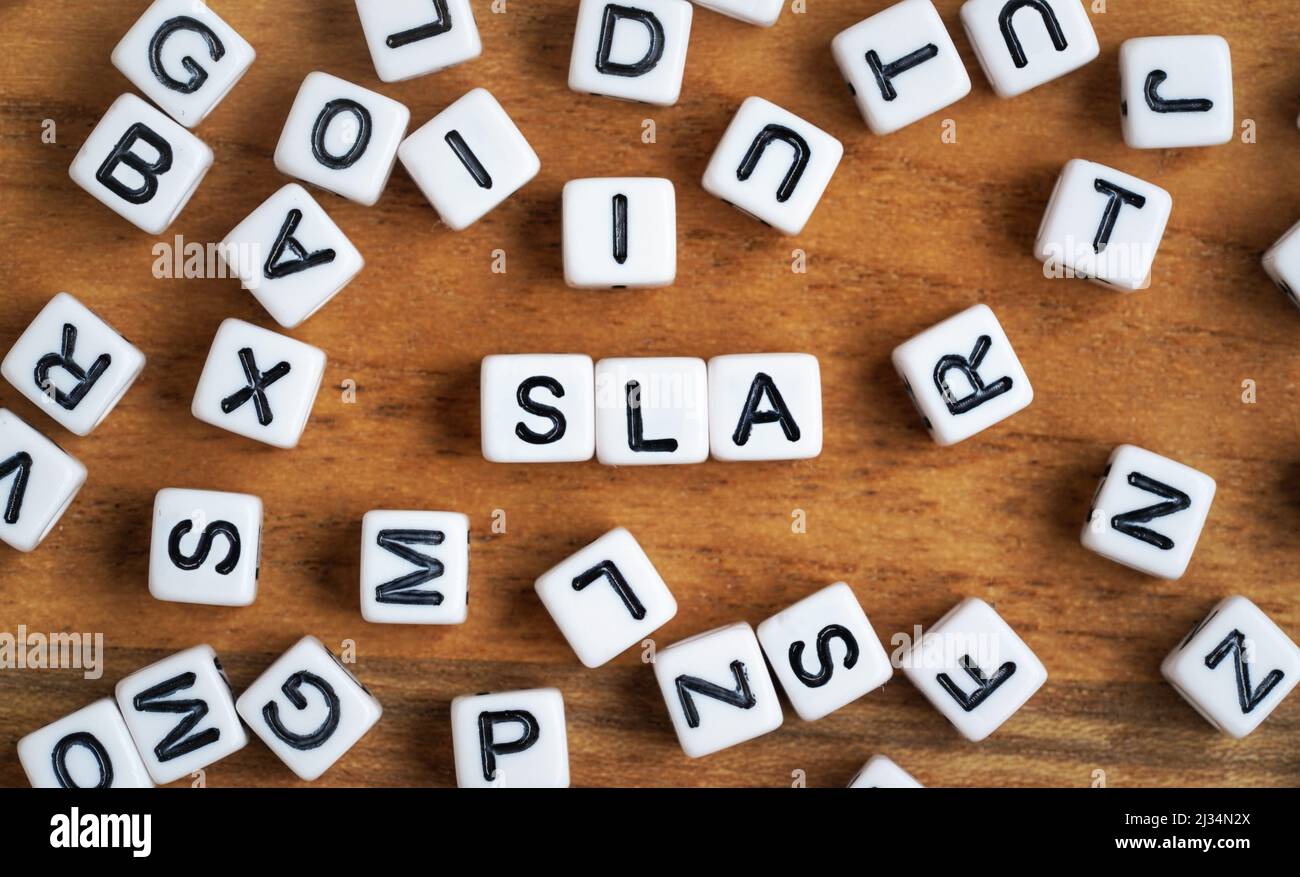 Sla font hi-res stock photography and images - Alamy