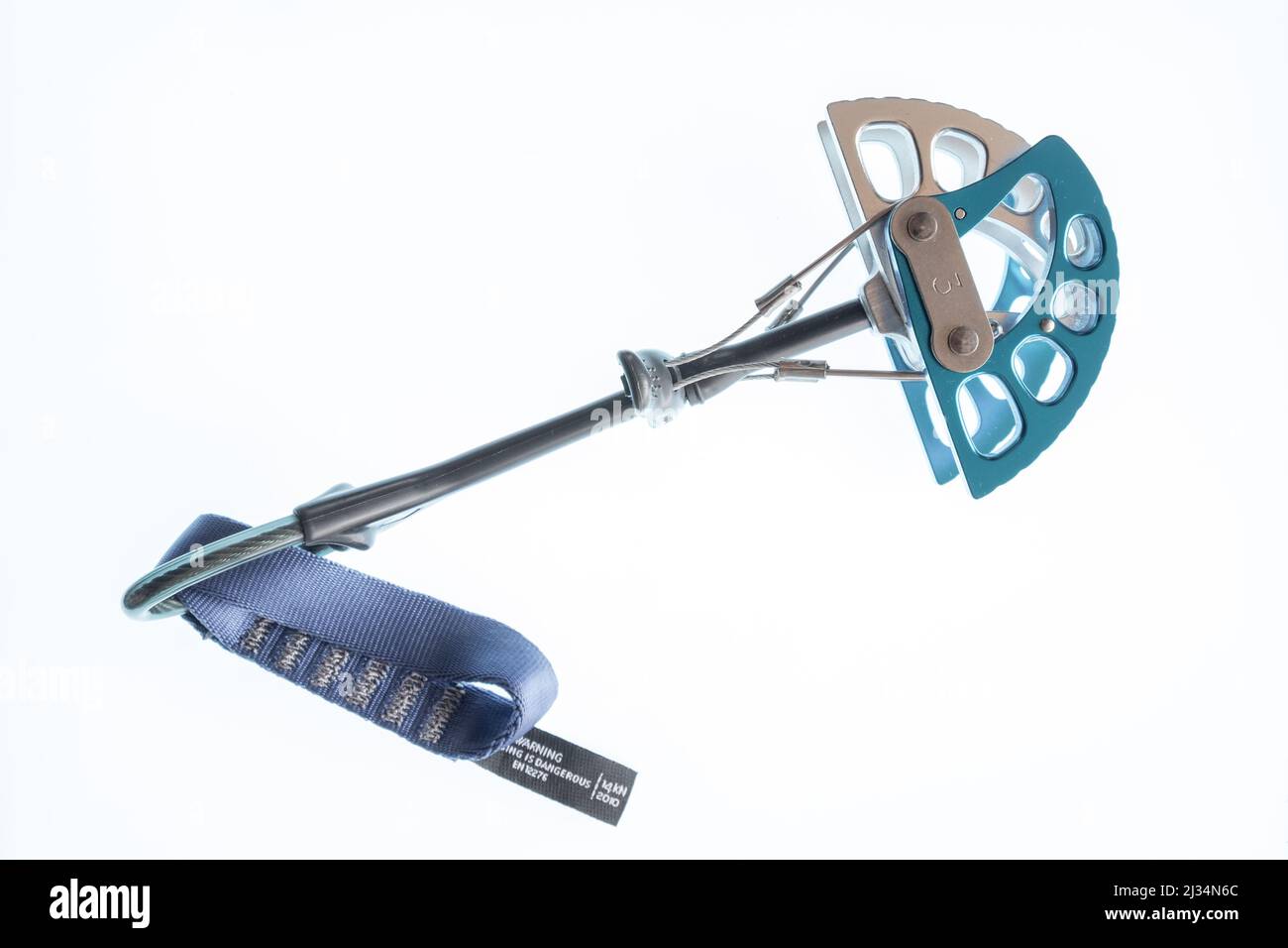 Spring loaded camming device, rock climbing protection equipment number ...