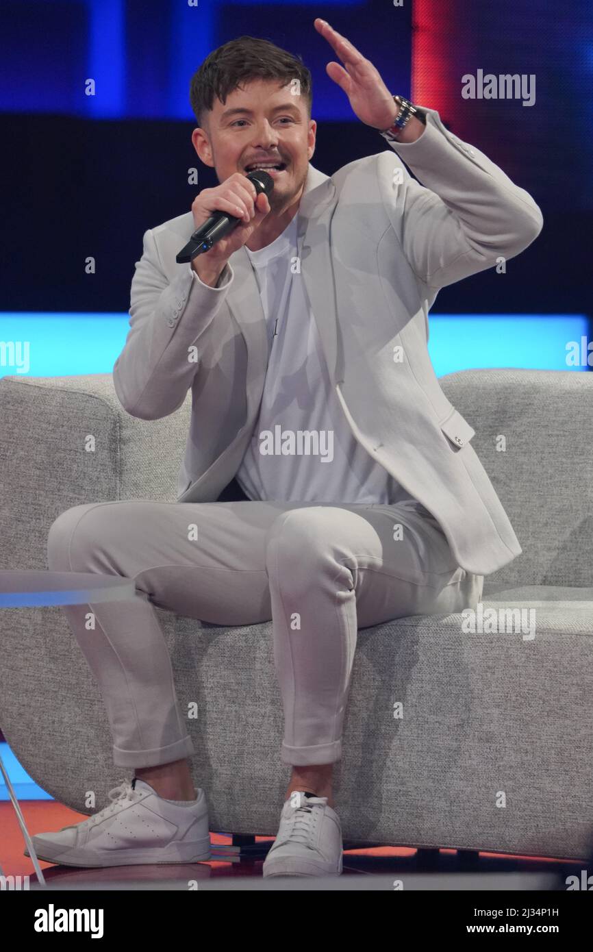 Berlin, Germany. 05th Apr, 2022. Tim Peters is on stage during the ...