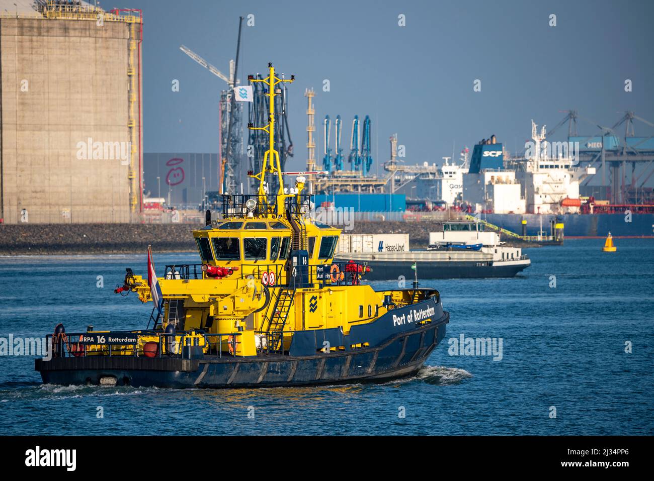 Maasvlakte Olie Terminal, MOT, one of the largest petroleum terminals ...