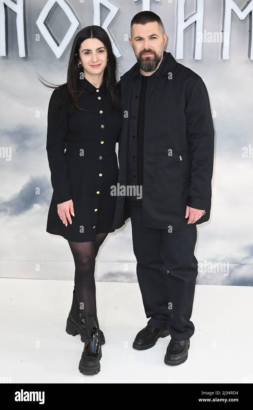 April 5th, 2022, London, UK. Alexandra Shaker and Robert Eggers ...
