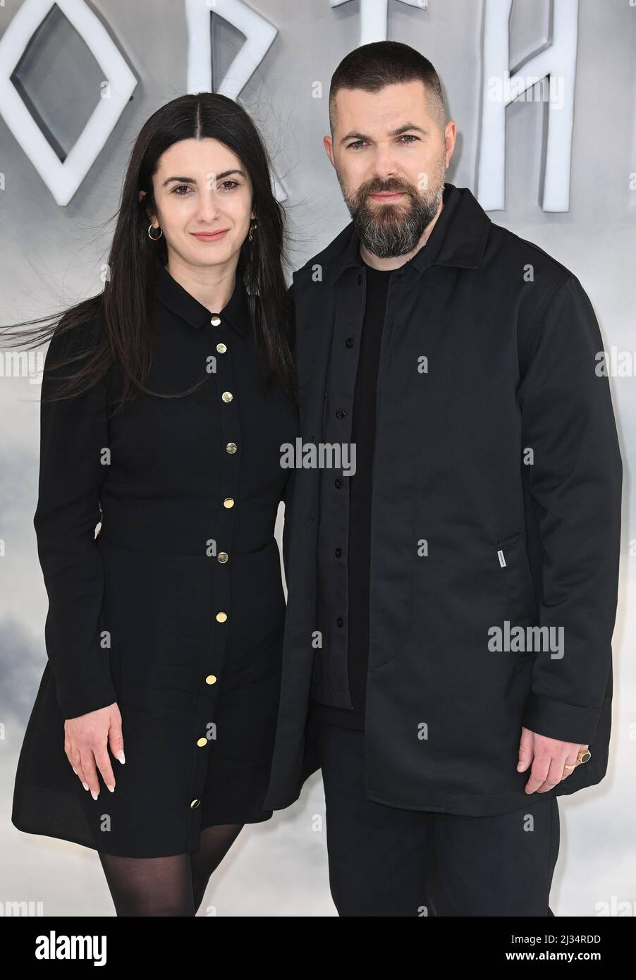April 5th, 2022, London, UK. Alexandra Shaker and Robert Eggers ...