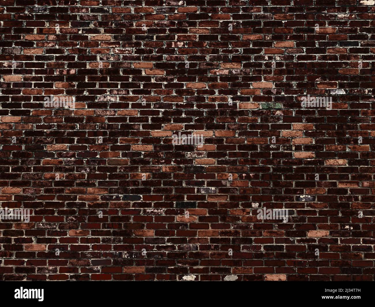 a brownstone brick alley building wall vintage retro style night dark ...