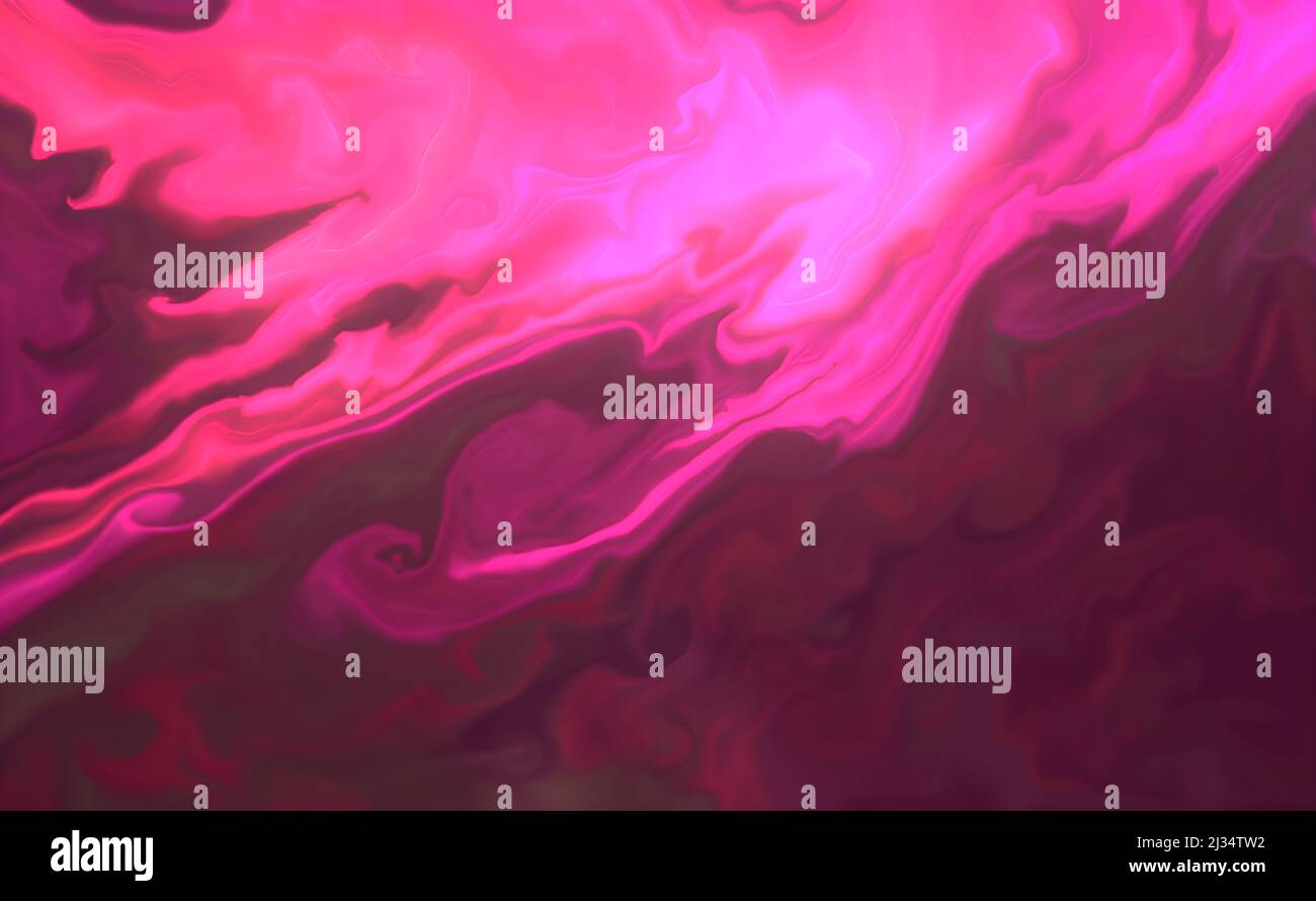 A pink luxury abstract fluid art painting in alcohol ink technique ...