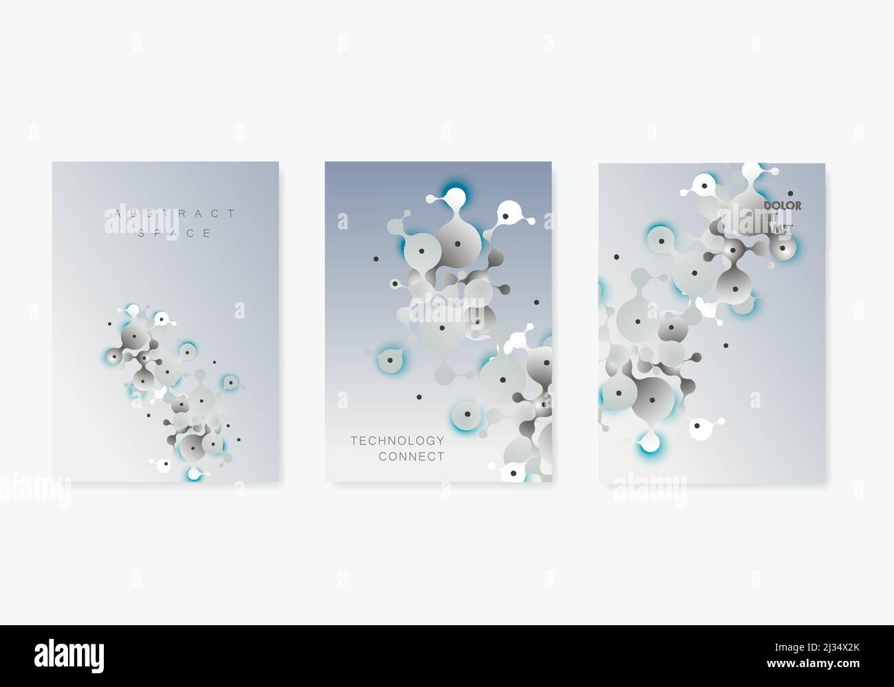 Beauty structure molecules connections. Line art pattern with connect ...