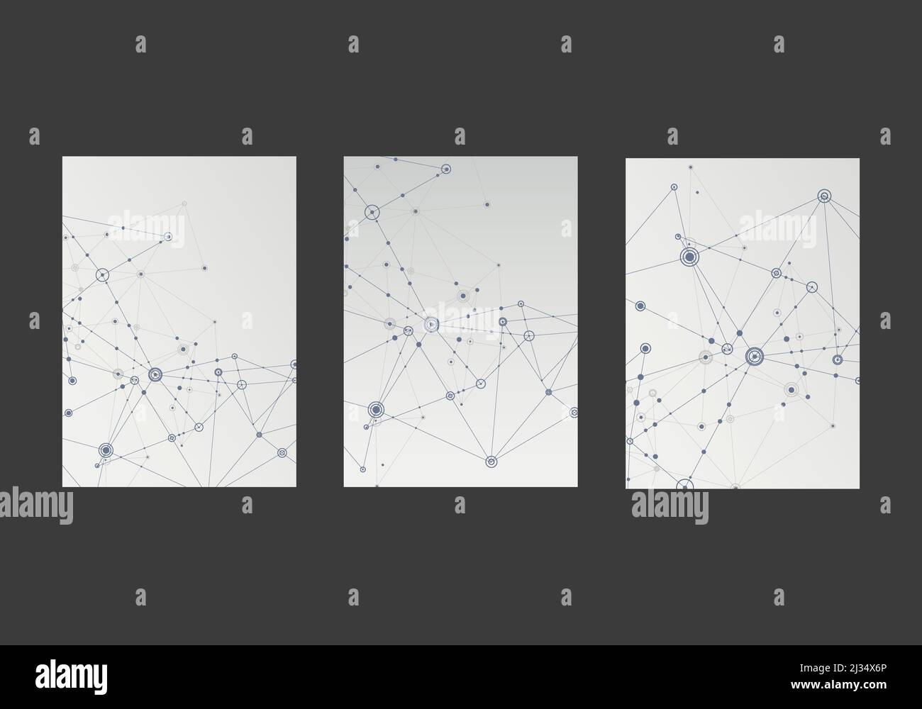 Abstract molecules cover template. Vector design element shapes. Vector ...