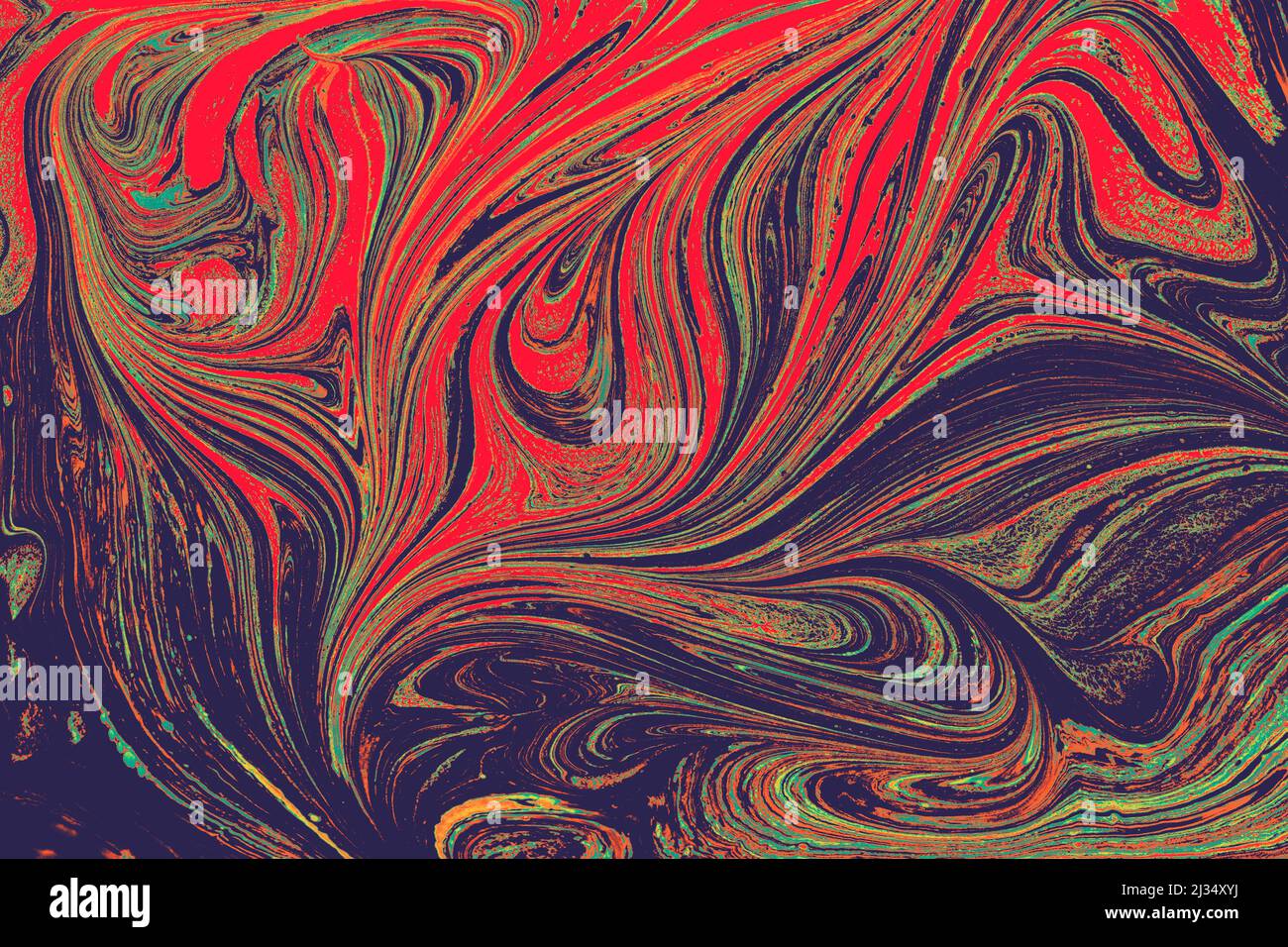Ebru marble effect pattern design for print Stock Photo - Alamy