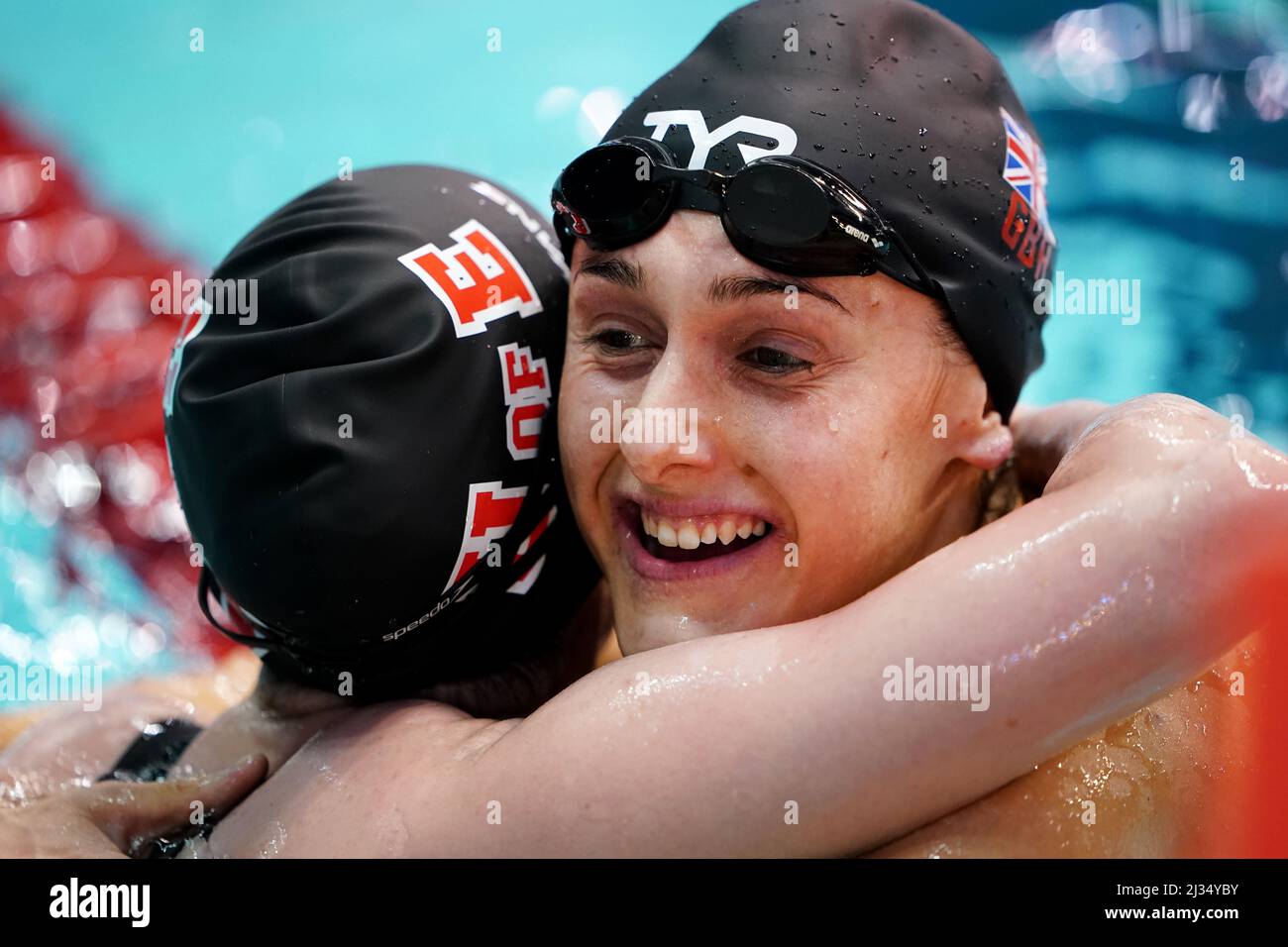 Derventio's Imogen Clark after winning the Women's Open 50m ...