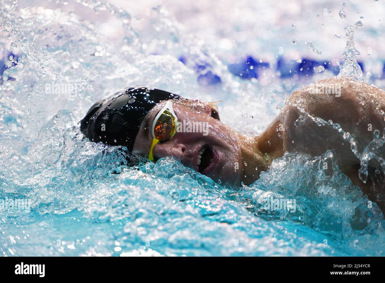 Leamington's George Smith in action during the Men's Open 400m ...