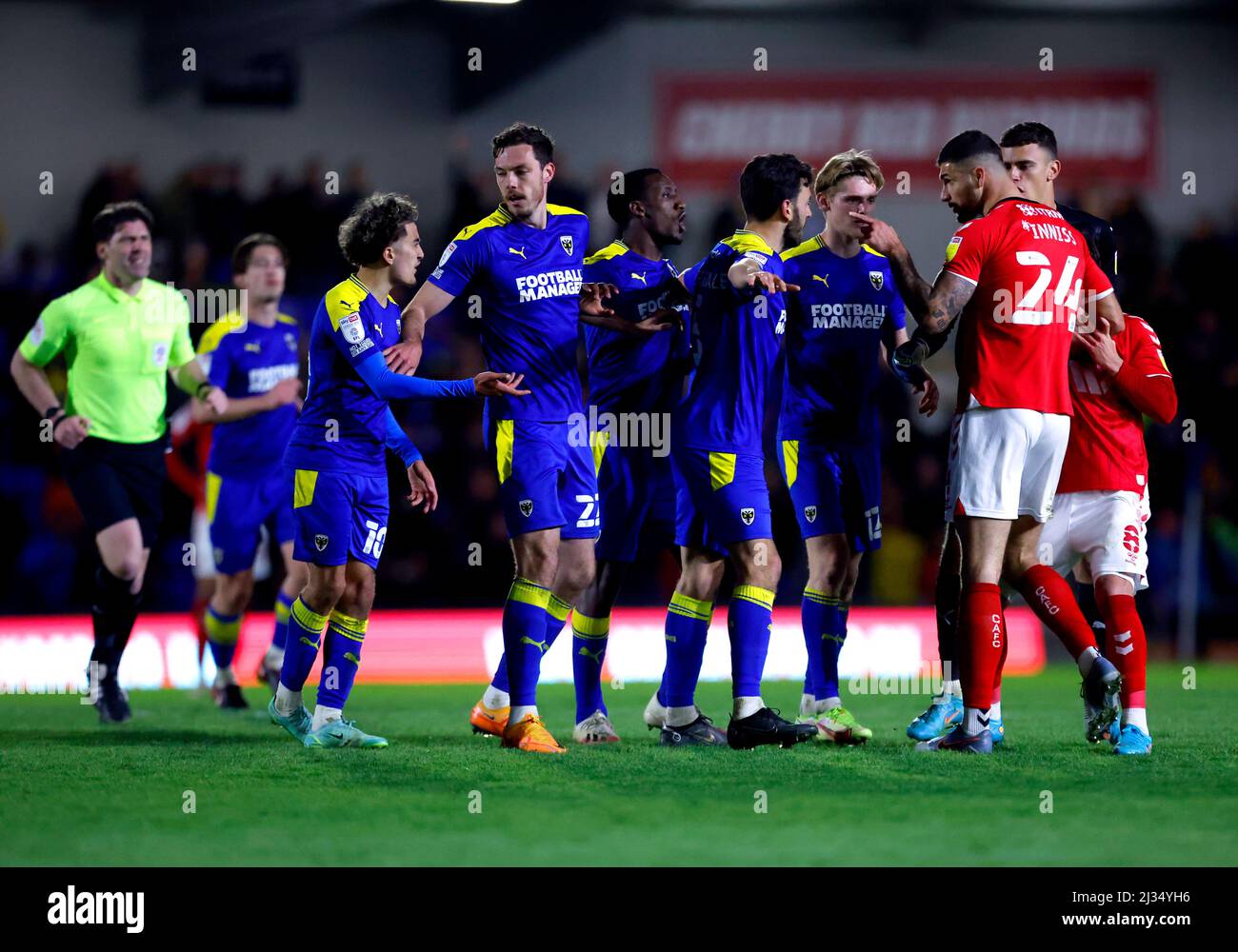 Afc wimbledon george marsh hi-res stock photography and images - Alamy
