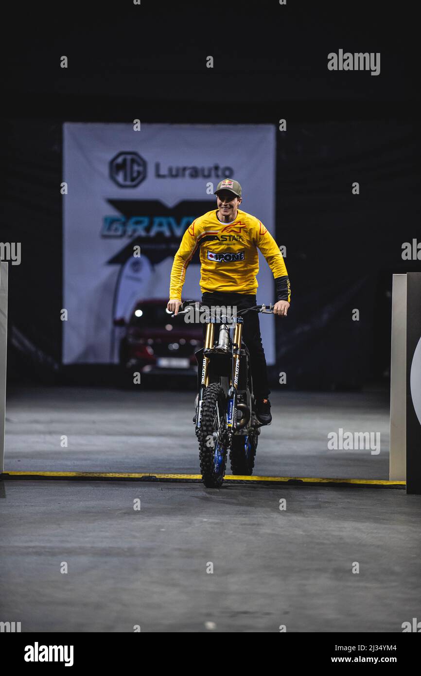 Tom Pages honored at the Pamplona Freestyle (Spain) in 2022 Stock Photo ...