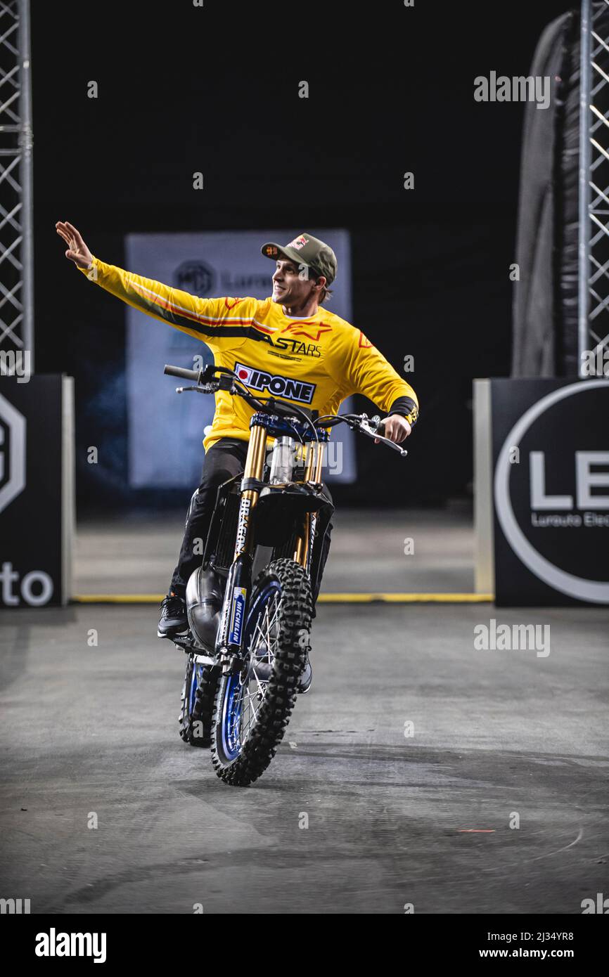 Tom Pages honored at the Pamplona Freestyle (Spain) in 2022 Stock Photo ...