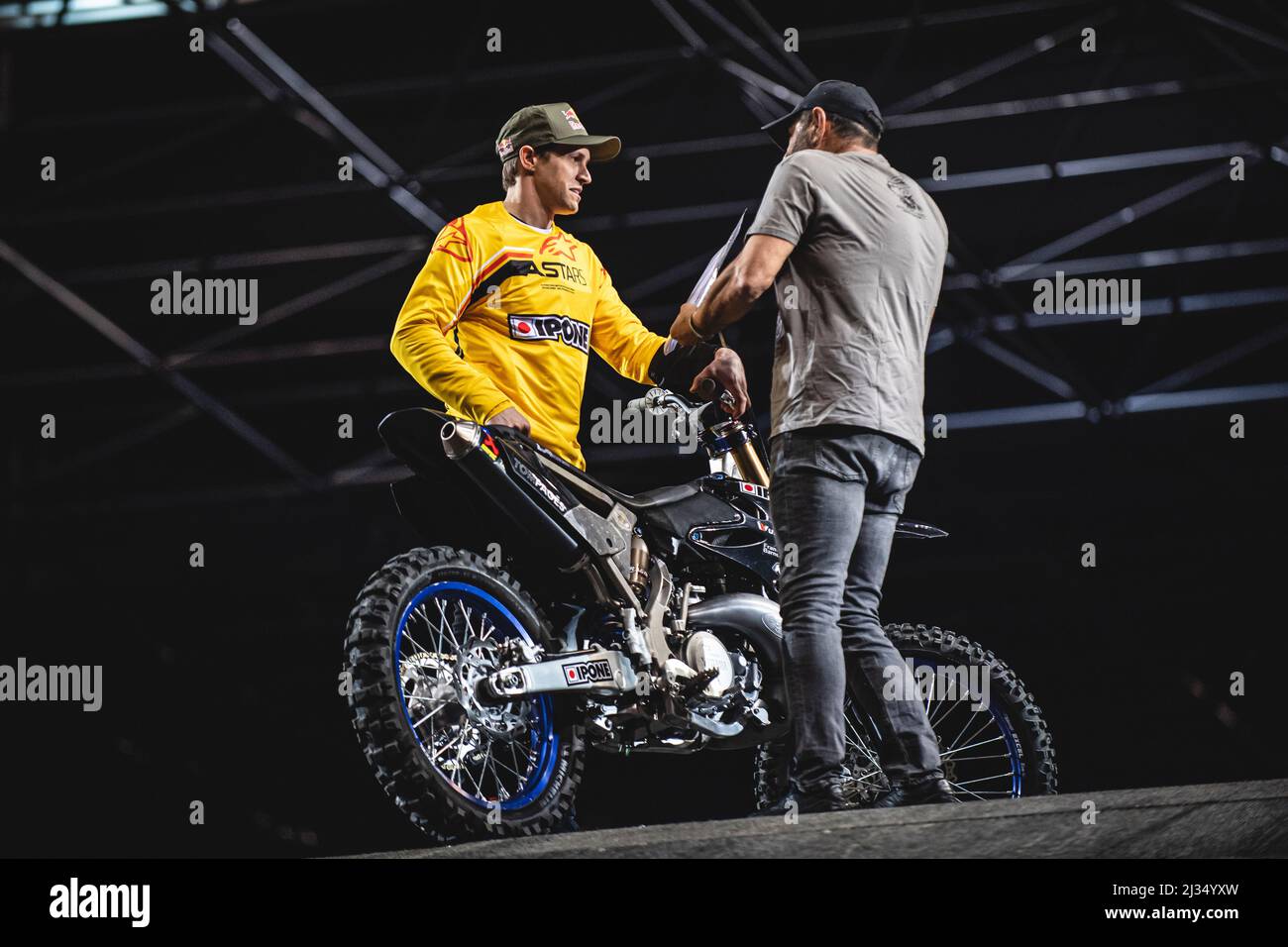 Tom Pages honored at the Pamplona Freestyle (Spain) in 2022 Stock Photo ...