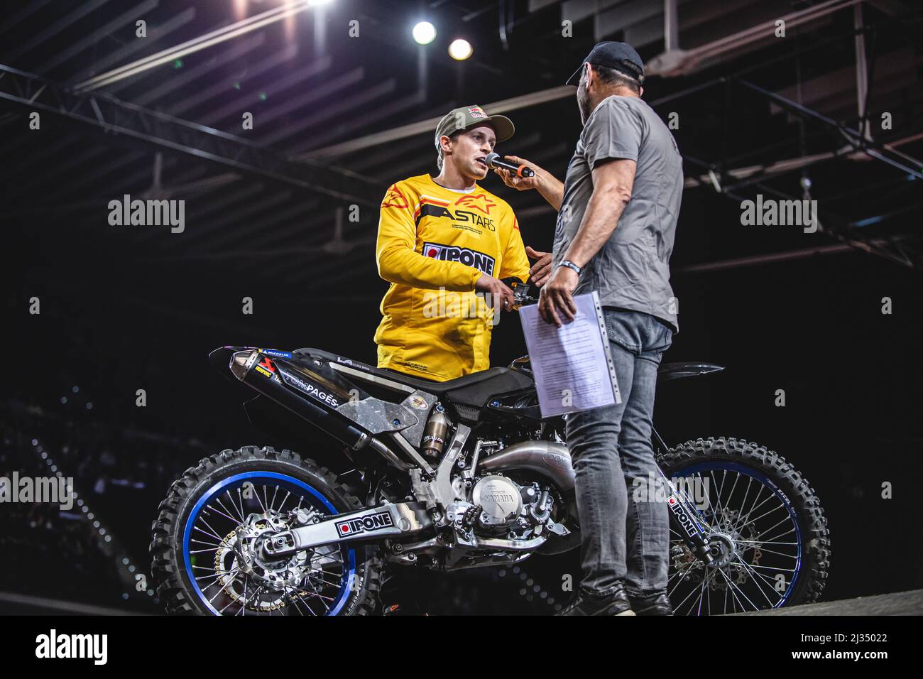 Tom Pages honored at the Pamplona Freestyle (Spain) in 2022 Stock Photo ...