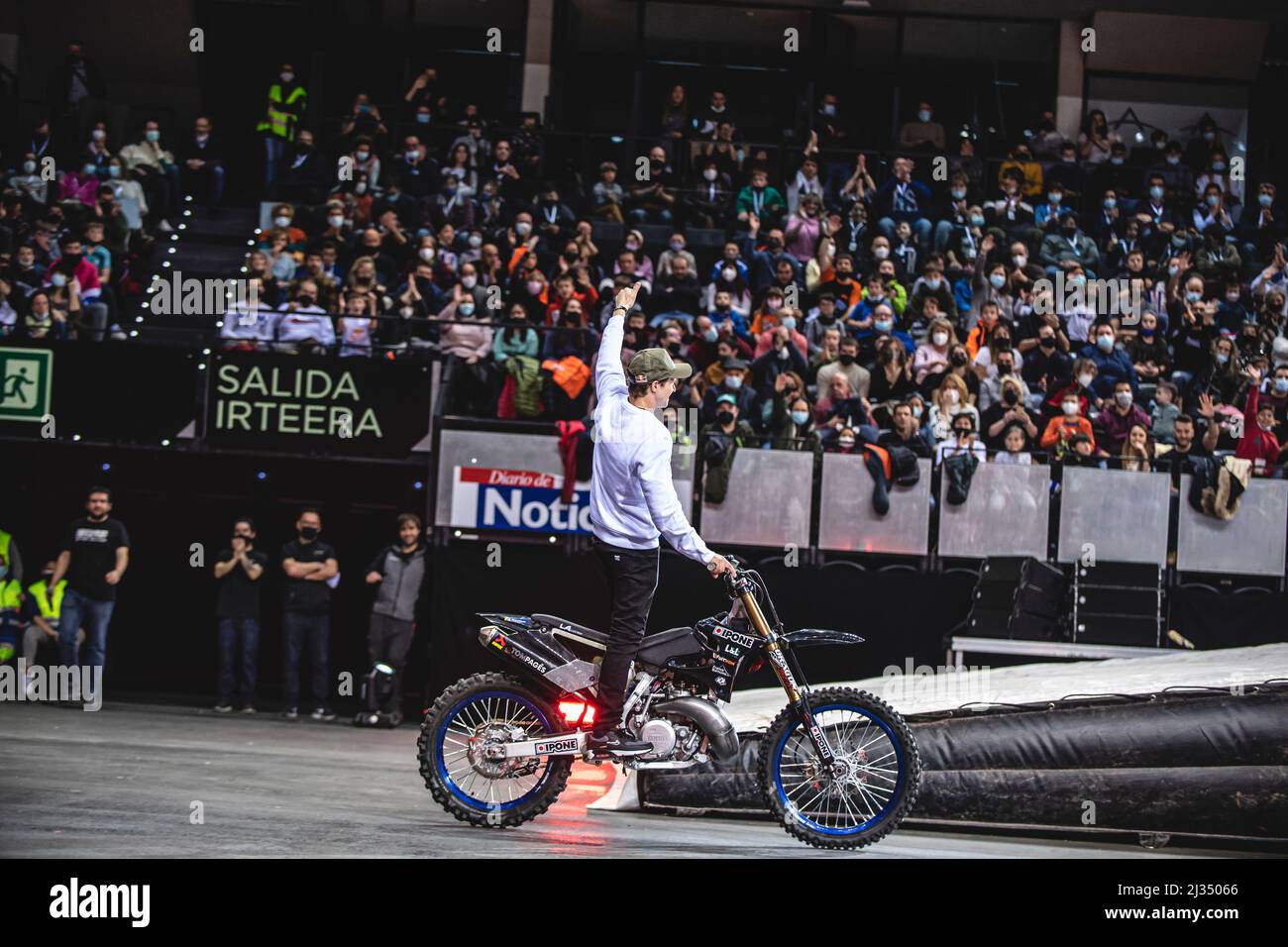 Tom Pages honored at the Pamplona Freestyle (Spain) in 2022 Stock Photo ...