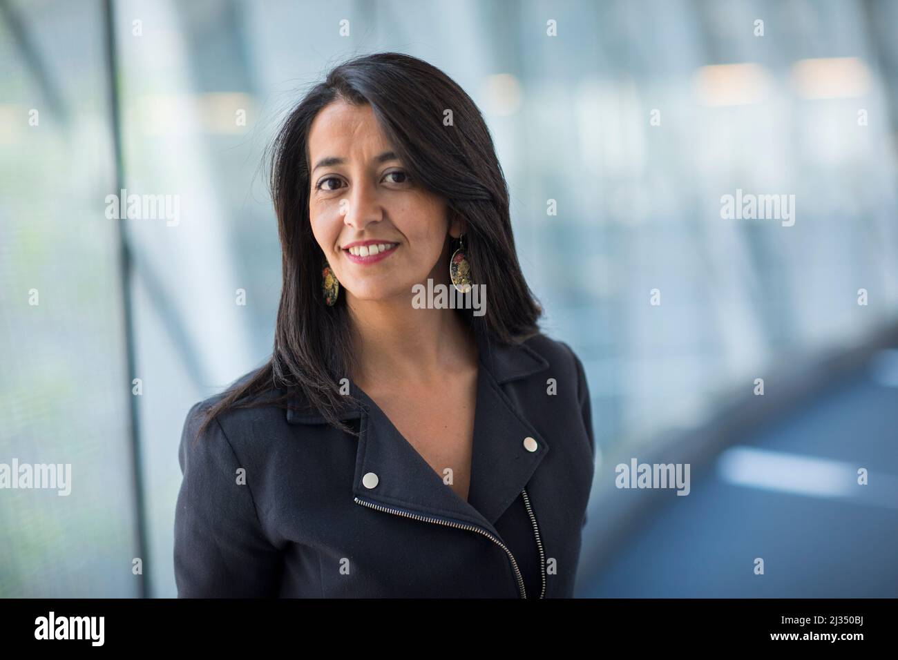 Portrait of Member of the European Parliament Karima Delli Stock Photo ...